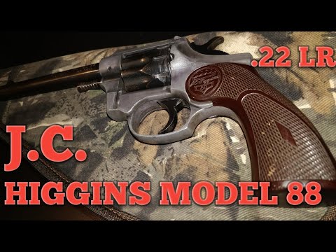 J.C. Higgins .22 LR Model 88 - Old Catalog Revolver - YouTube
