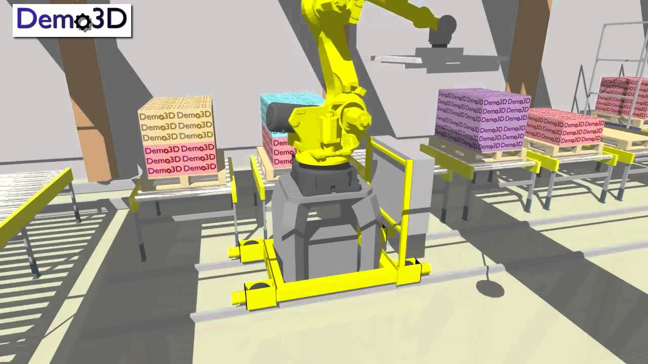Demo3D Robot on Rails - YouTube