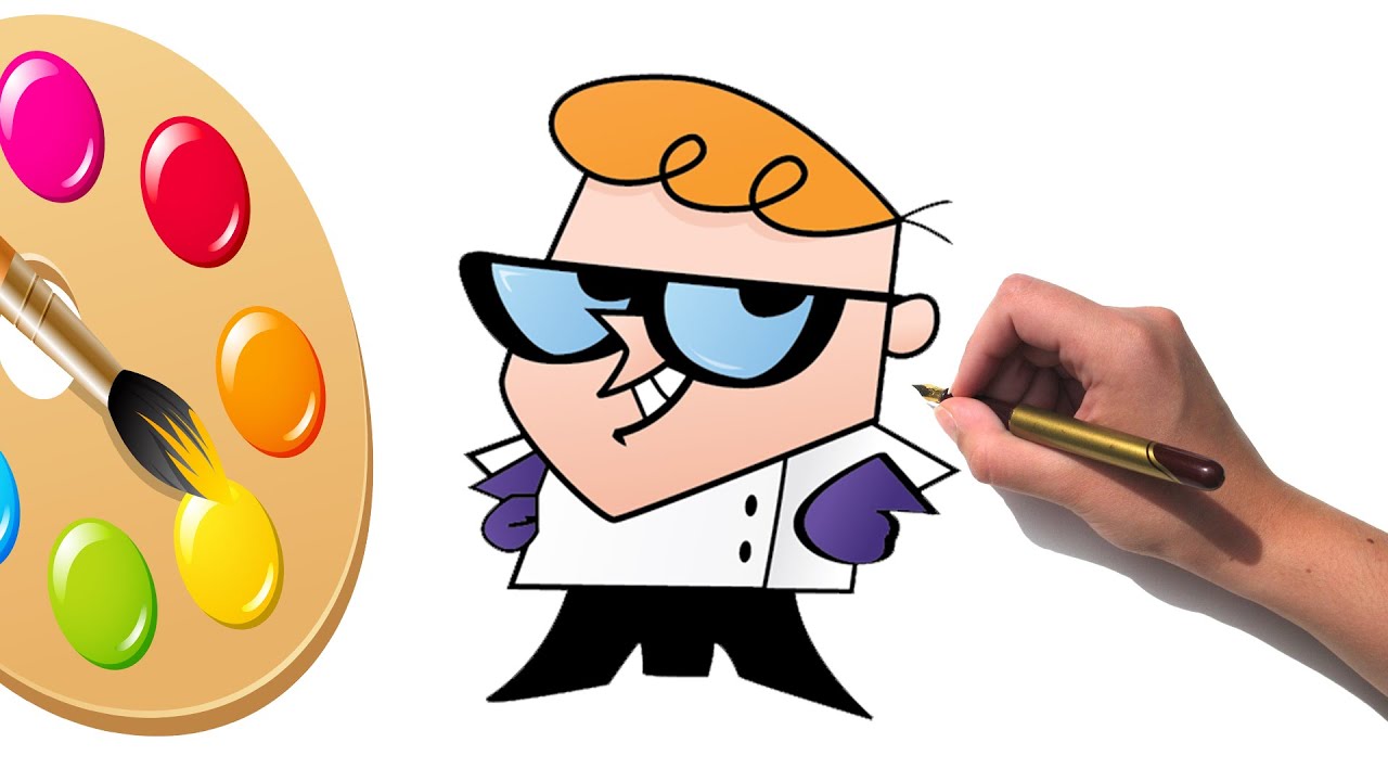 How To Draw Dexter's Laboratory - YouTube