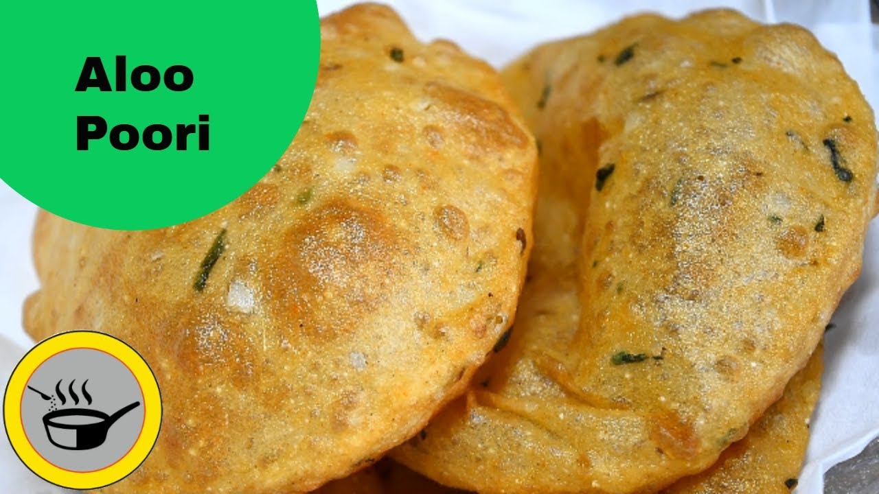 Aloo Poori | Spicy Potato Poori | How to make Aloo Puri | Alu Poori by ...