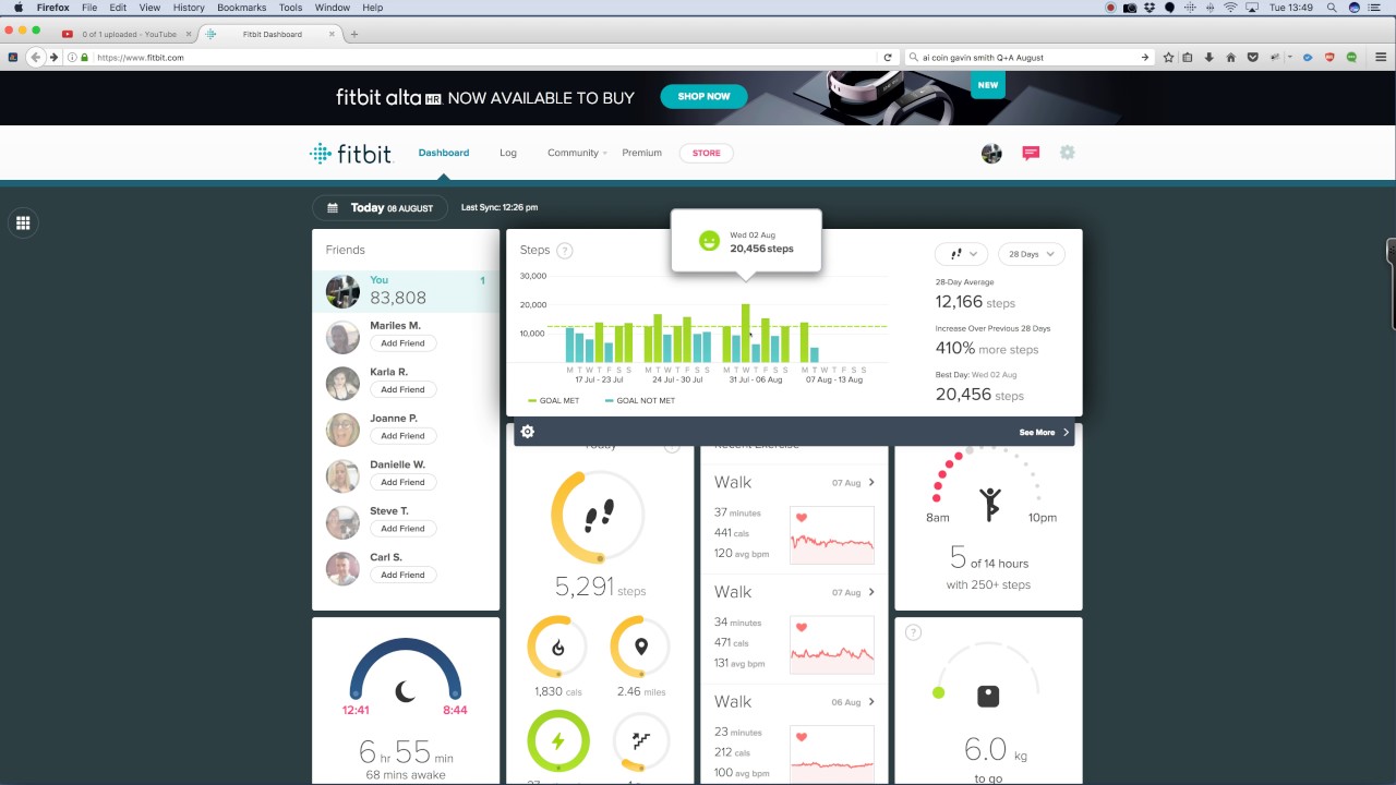 FitBit Update - YouTube