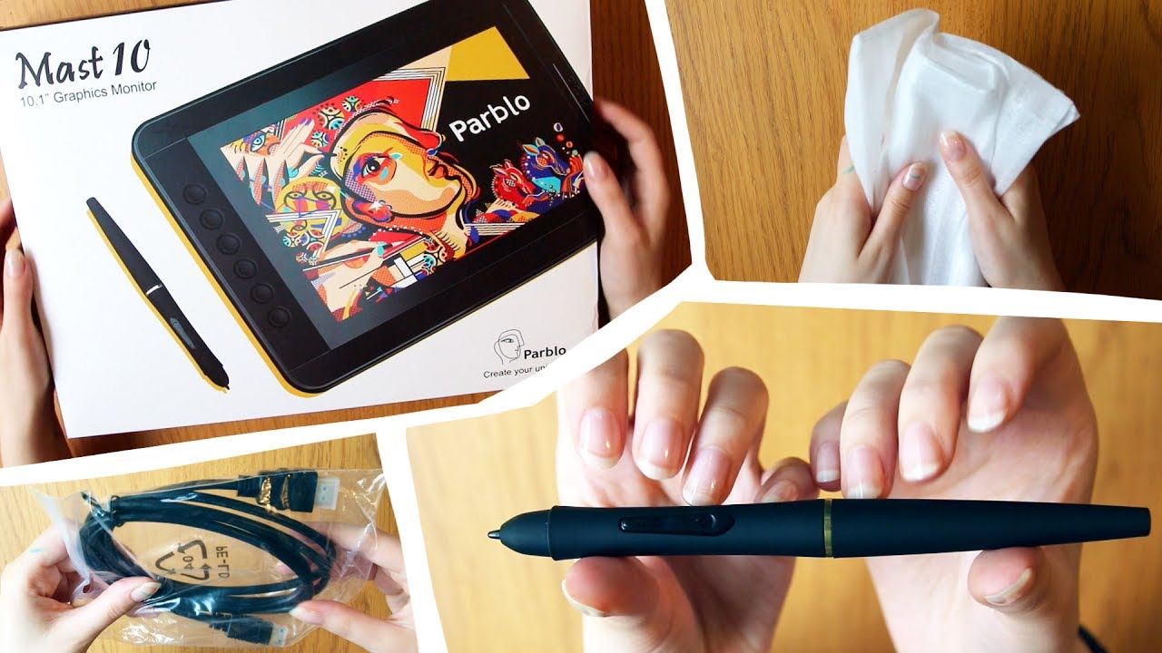 ASMR - Drawing Tablet Unboxing - Crinkle & Tapping Sounds - No Talking ...