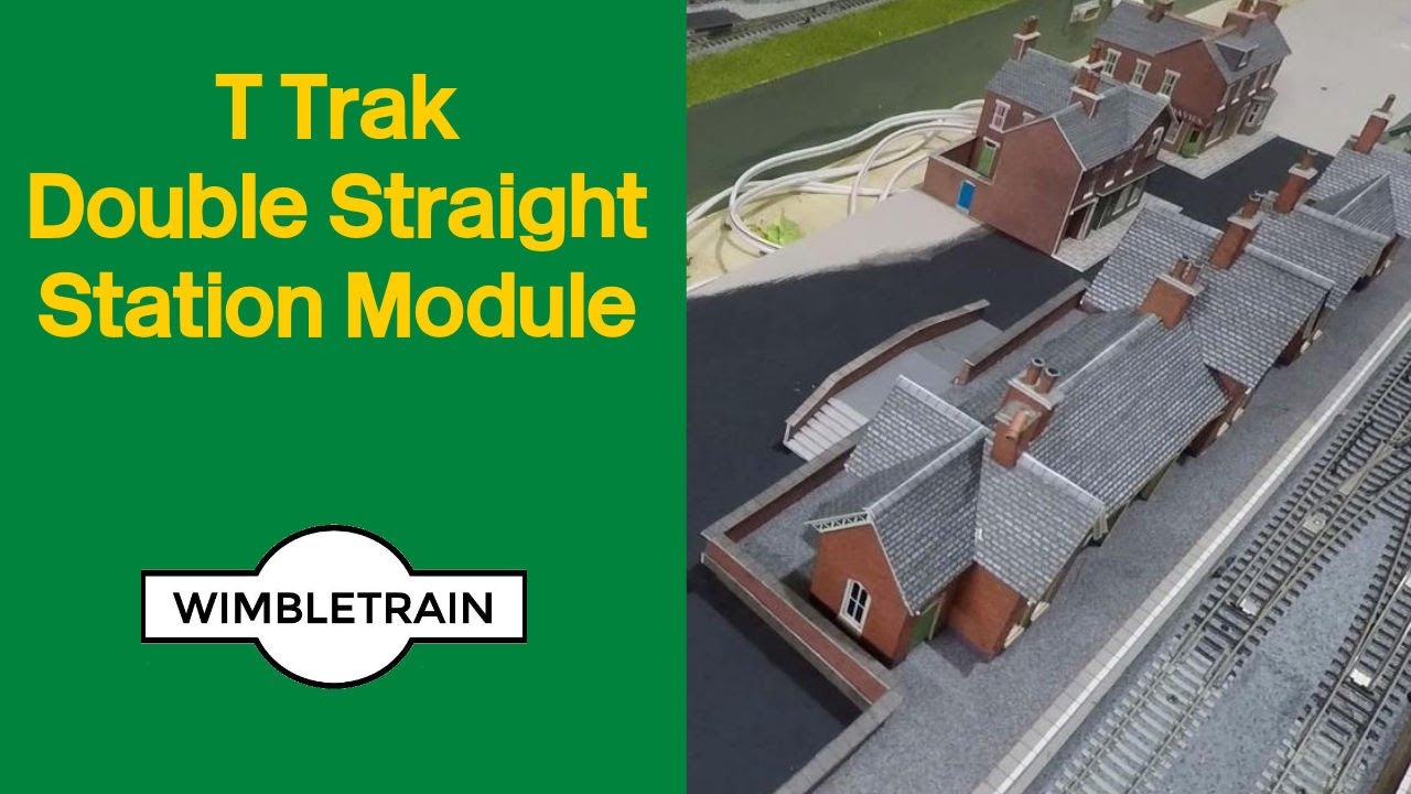 T Trak Double Straight Station Module - YouTube