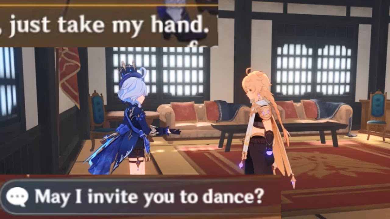 Furina and Traveler being "friends" (no fontaine scenes) | genshin ...