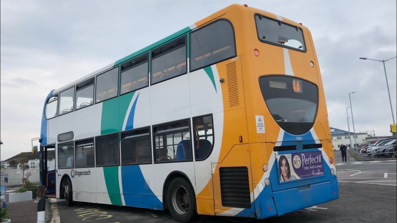 Stagecoach South West - 19322 operating a 4A to Exeter St David’s (WA08 ...