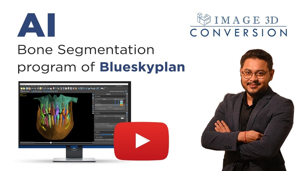 AI Bone Segmentation program of Blueskyplan NEW - YouTube