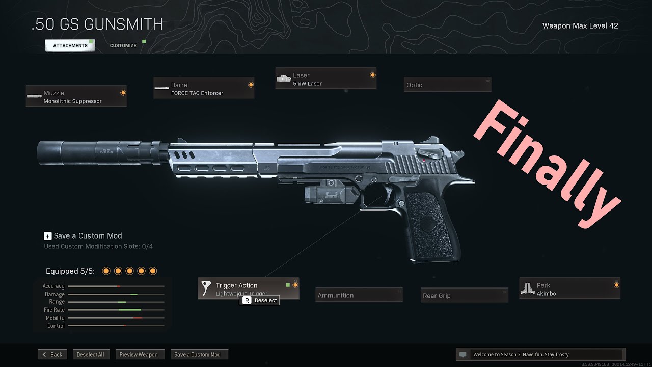 When you finally get Akimbo for .50 GS - YouTube