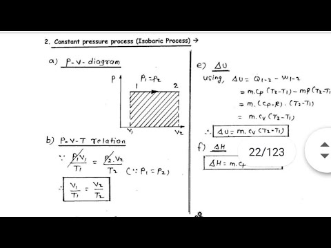 Lecture 19 | Constant Pressure process - YouTube