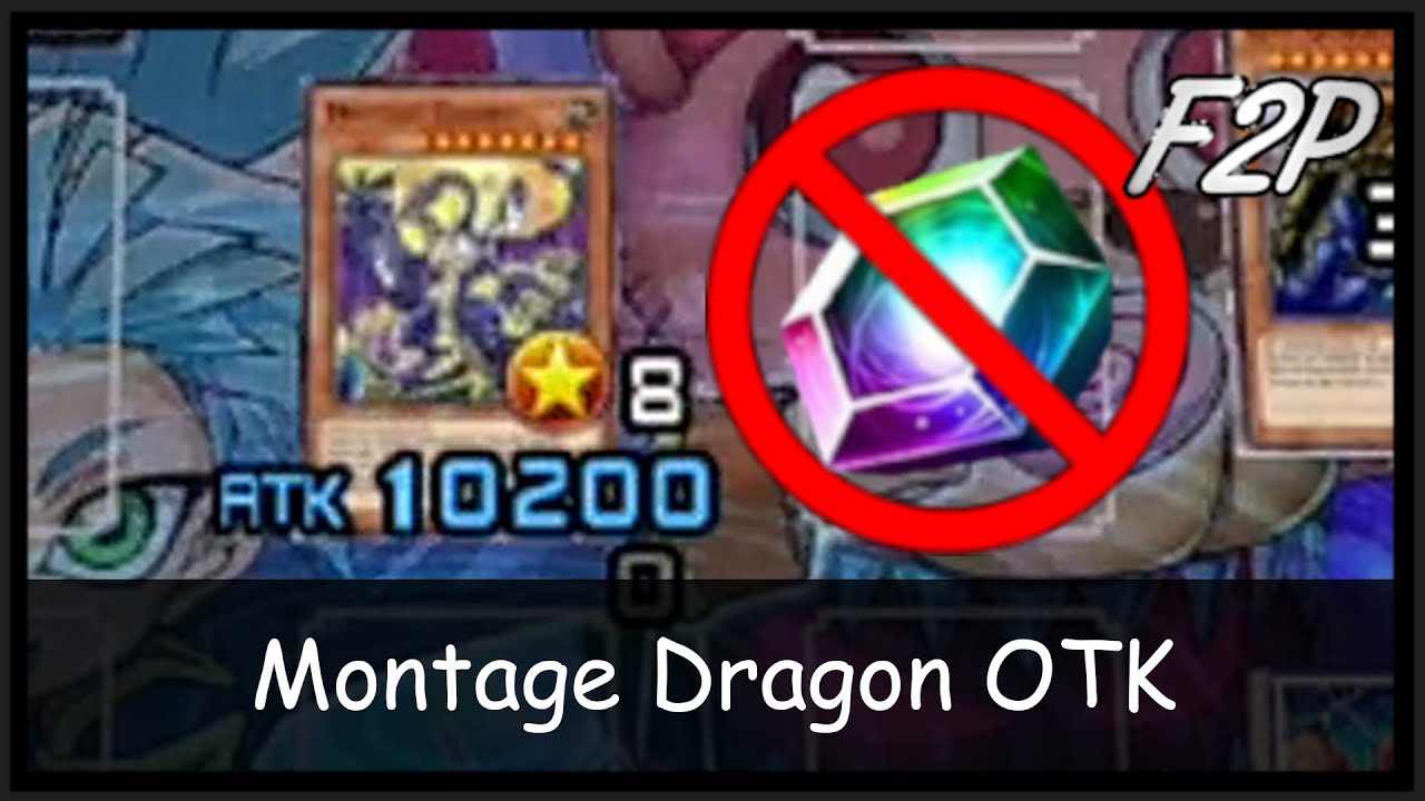 I almost got a 5 WINSTREAK with NO GEM MONTAGE DRAGON OTK [Yu-Gi-Oh ...
