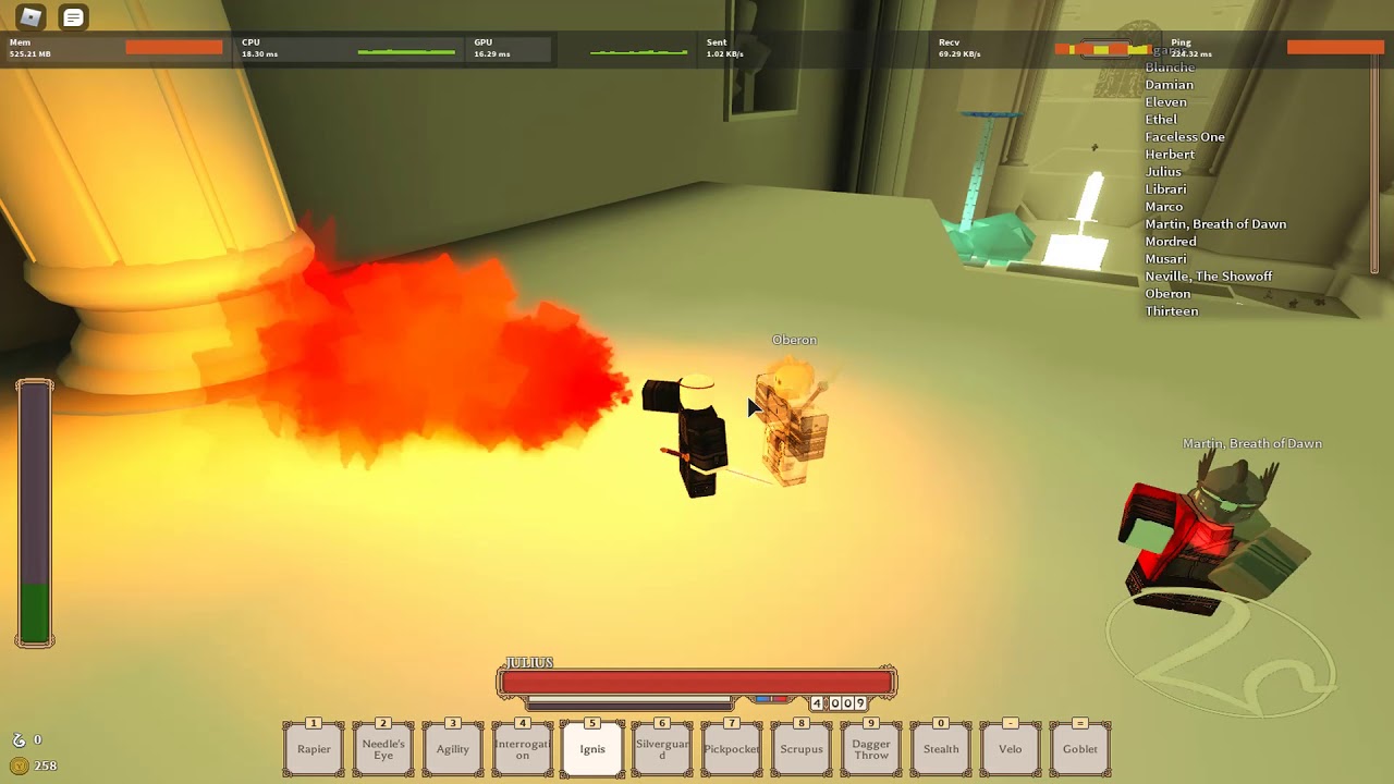 [ROBLOX Rogue Lineage #3]: How to use ignis without fallion skillz! :D ...