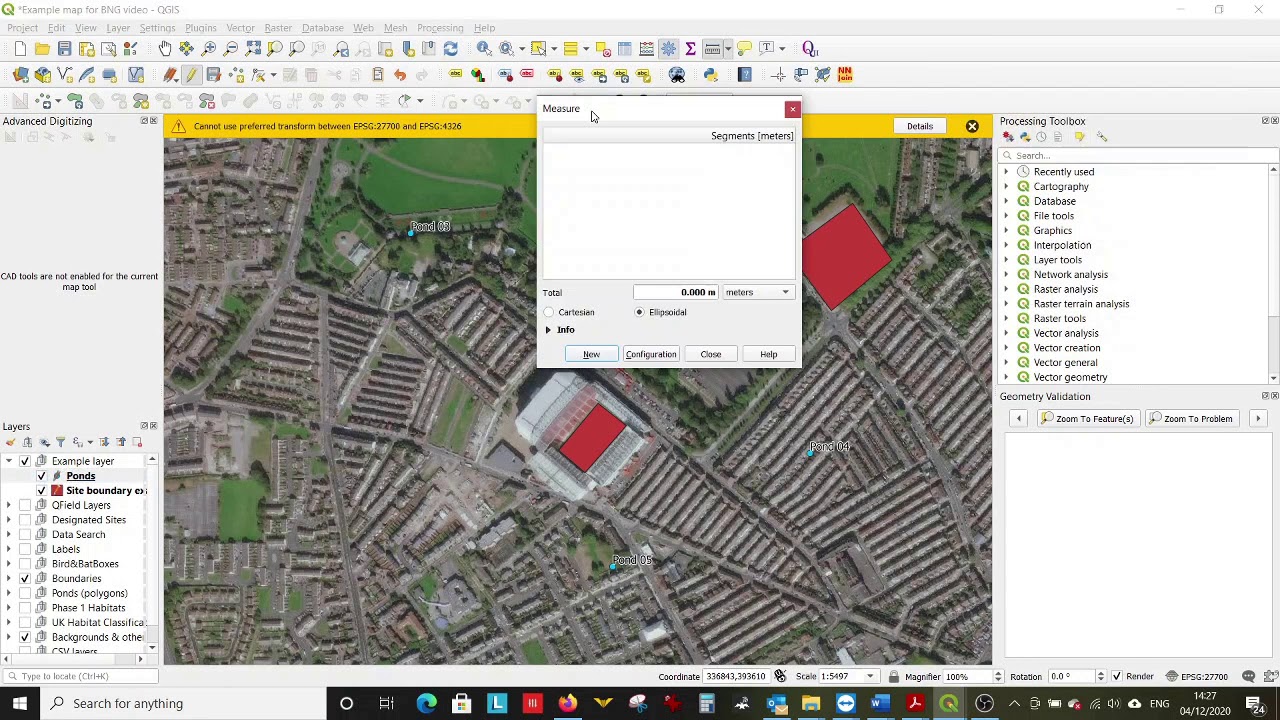 QGIS and Ecology - Distance and Direction 1 - YouTube