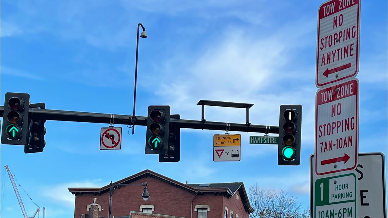 Bus priority traffic signal - Inman Square - YouTube