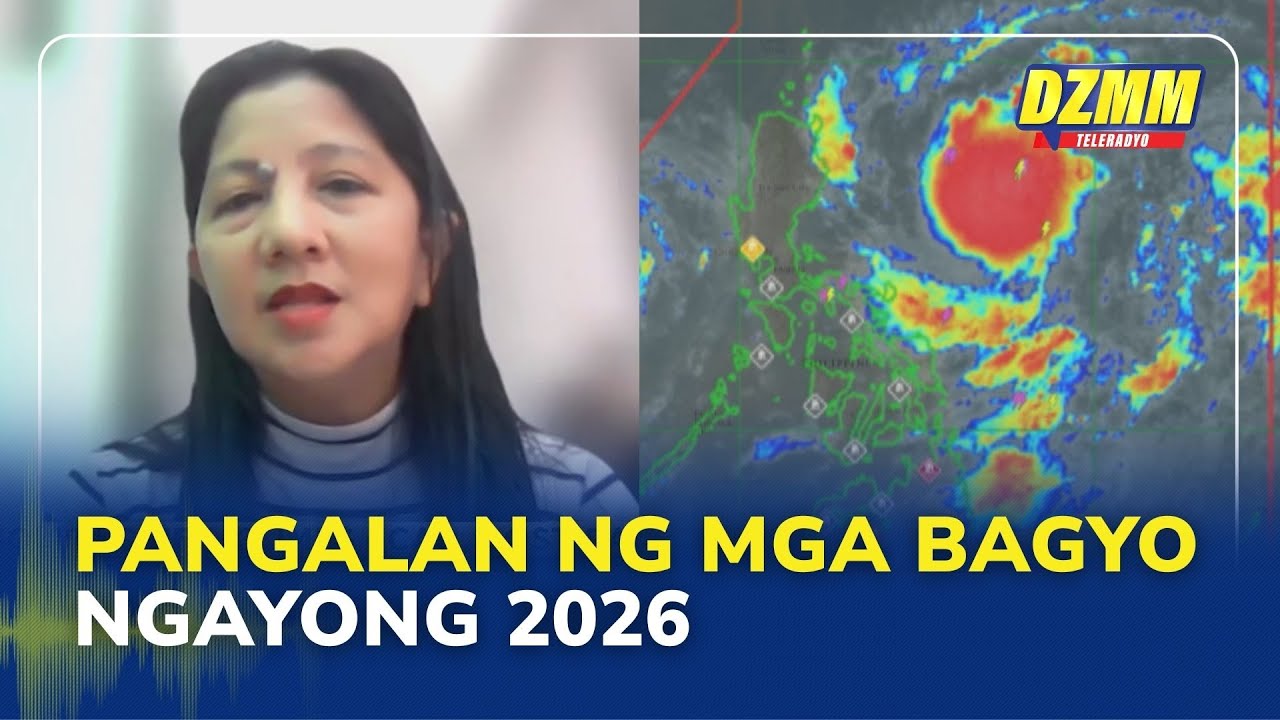 PAGASA drops names of tropical cyclone this 2026 | Tandem ng Bayan (02 ...