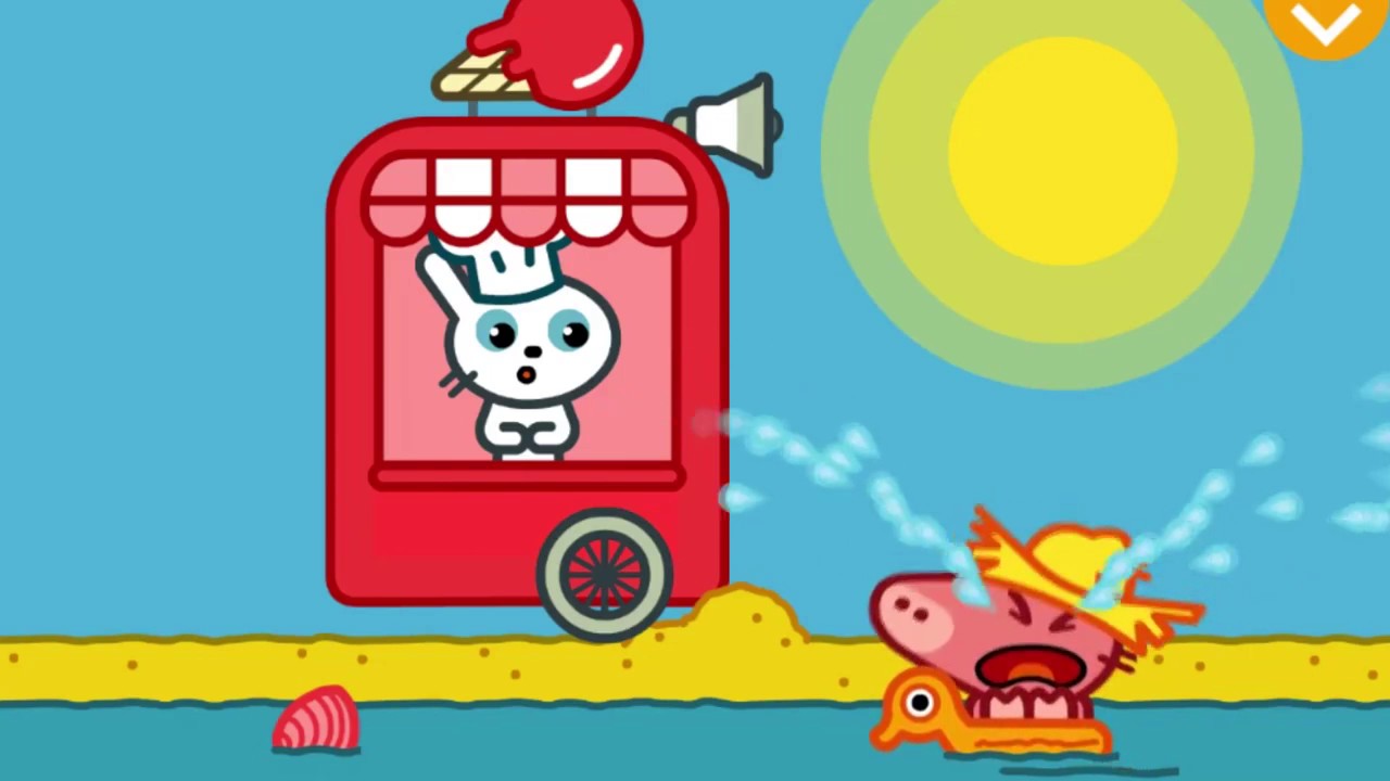 Pango Cartoon Story For Kids Baby Pango Ice Cream Truck Game Story ...