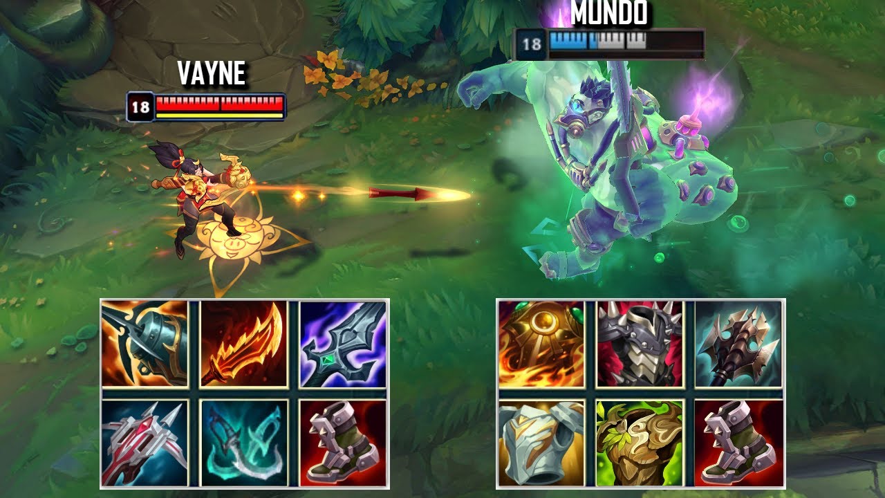 SUPER TANK MUNDO vs ANTI TANK VAYNE FIGHTS & Best Pentakills! - YouTube