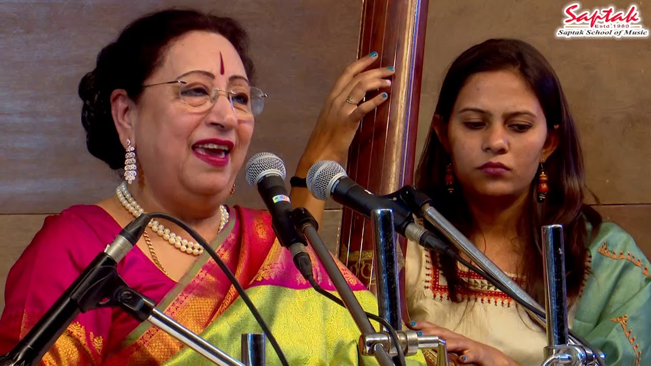 Begum Parveen Sultana - Vocal (Saptak Annual Fsetival 2019) - YouTube