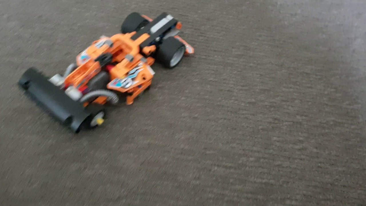 Lego technic pull back power f1 car - YouTube