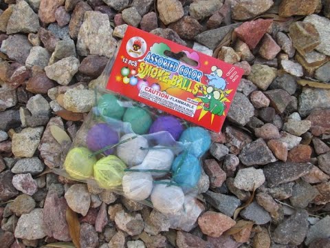 Megabanger Fireworks - Assorted Color Smoke Balls novelty fireworks ...