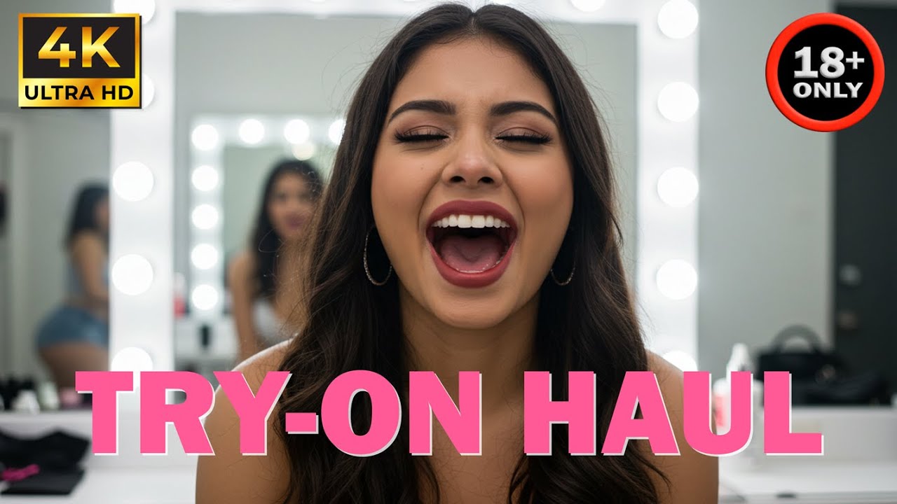 [4K USA] Luxury Try on Haul [Seasonal Try haul] See through lingerie ...
