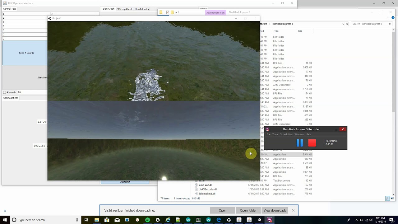 AUV Simulation - YouTube