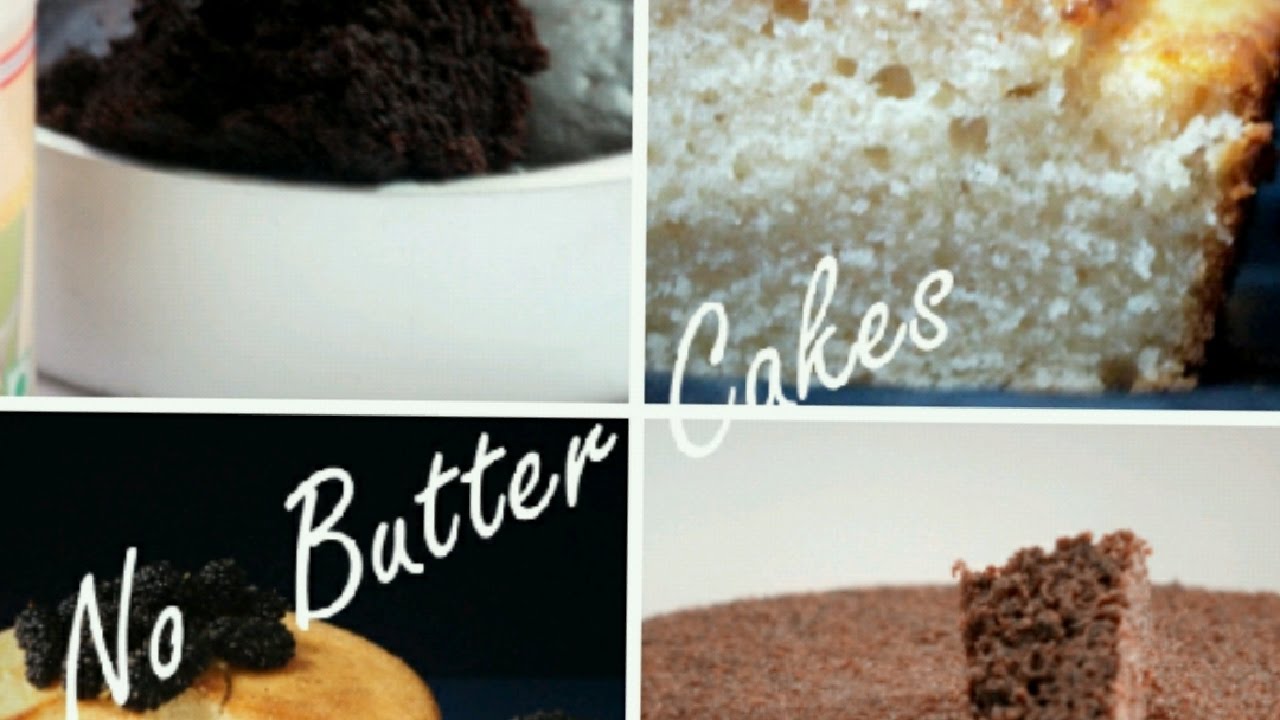 Egg less Butter less Cake - No Egg No Butter Cakes Recipe - YouTube
