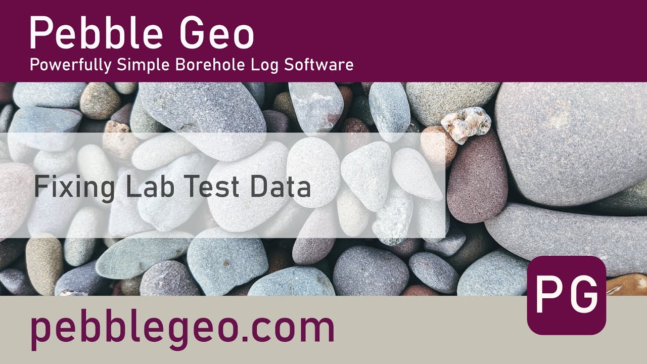 Fixing Issues in the Lab Test Data File (AGS) - YouTube