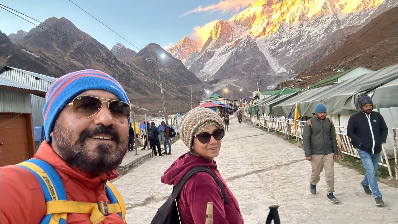 Kedar ghati trek in extreme cold 🥶 | KEDARNATH YATRA | Love and Preet ...