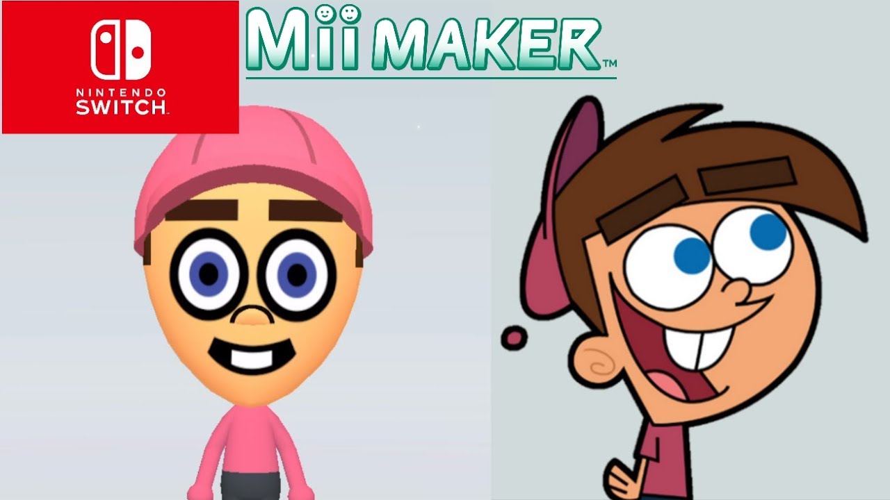 Mii Maker How To Create Timmy Tuner From Fairly Odd Parents (Switch ...