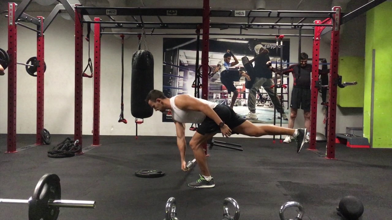 5 the best exercises with angled barbell - YouTube