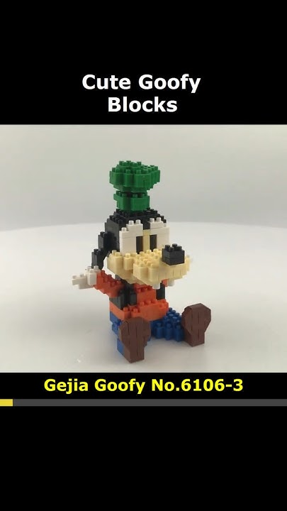 Gejia Goofy 6106-3 Mini Blocks Preview #lego #brick #miniblock #nanoblock #block - YouTube
