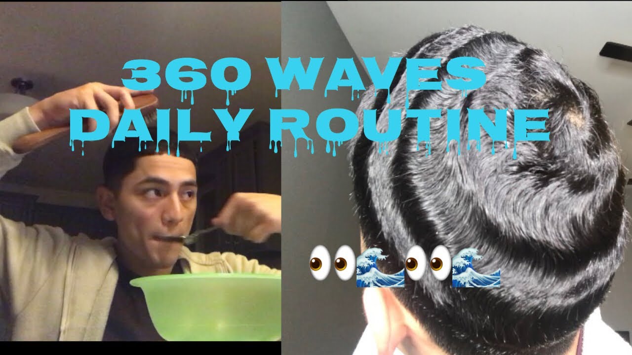 My daily 360 Straight Hair Waves routine‼️‼️ - YouTube