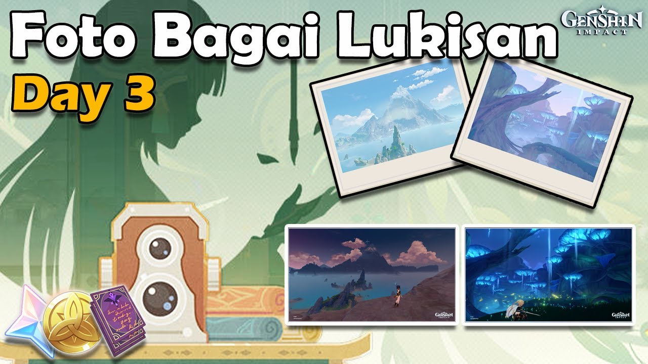 New Event Genshin Impact 3.2 Foto Bagai Lukisan ( Guyun Stone Forest ...