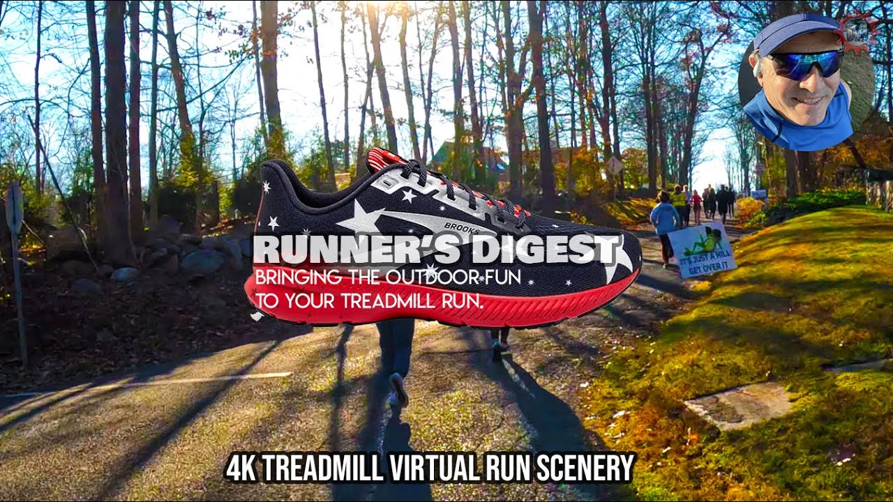 11-24-2022 The Great Turkey Escape 5k, Redding, CT | 4k Virtual POV Run ...