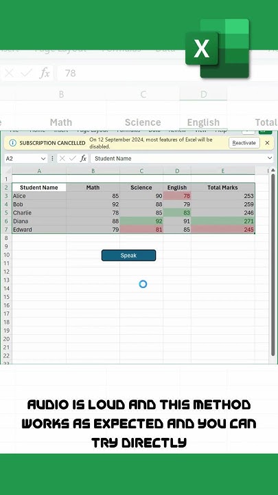 Mastering Excel Macros Series Day 19 How To Do Text To Speech Using Vba Excel Excelmacros
