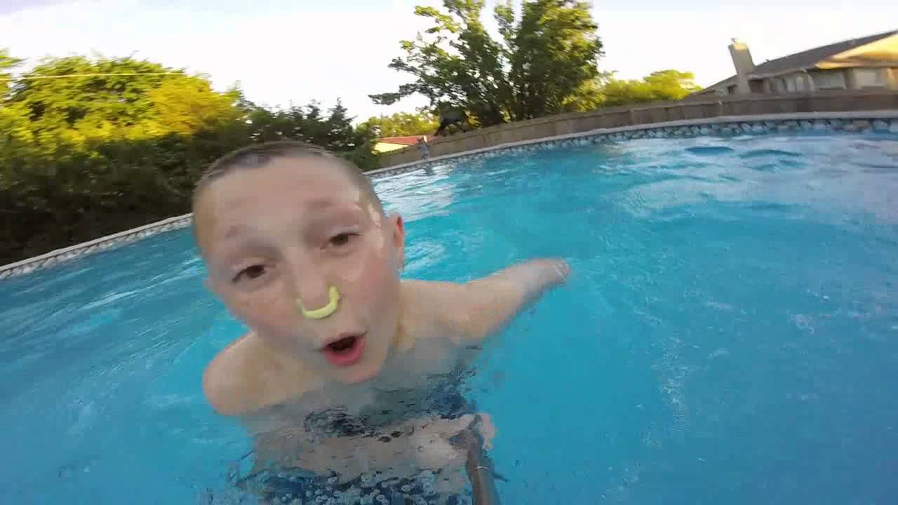 Swimming In The Pool (GoPro) - YouTube