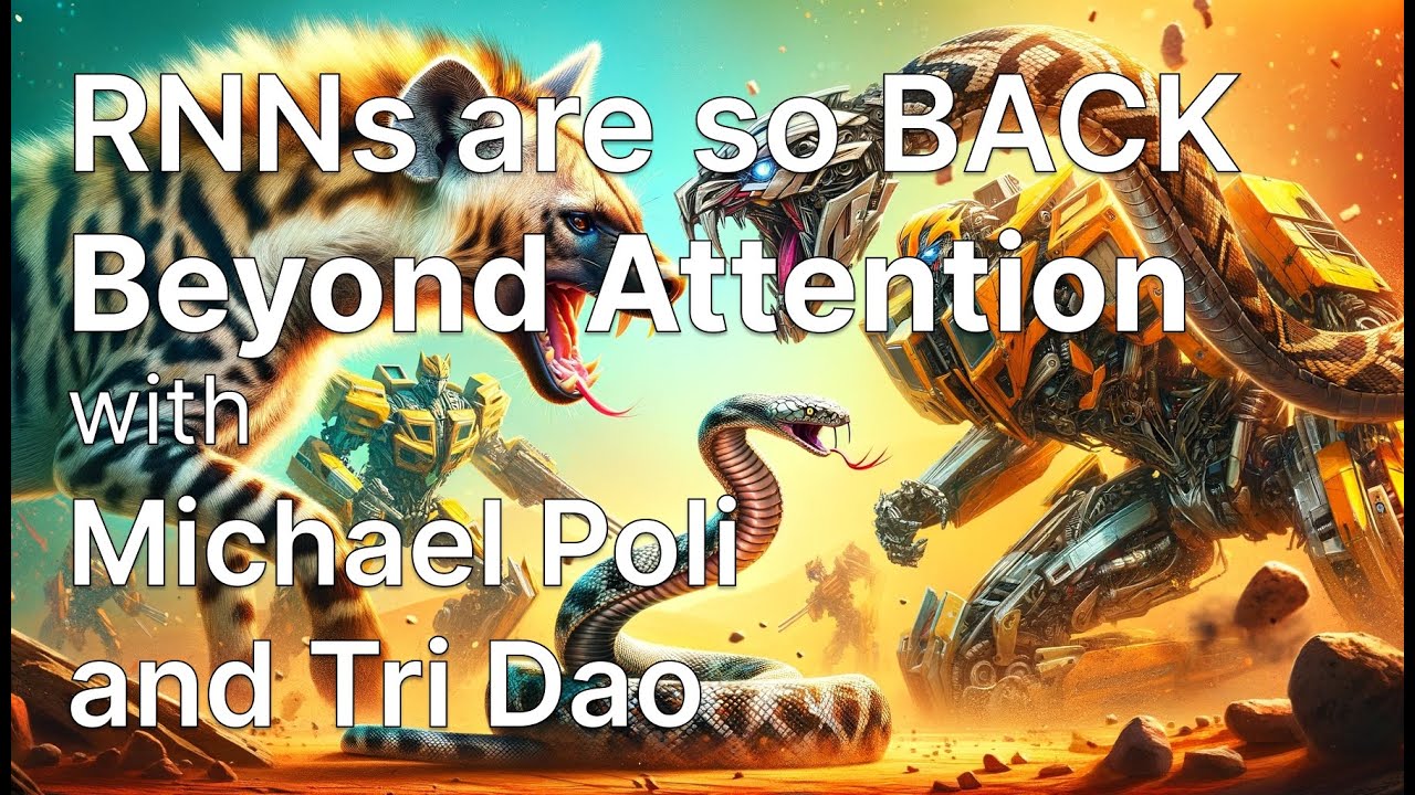 Interviewing Tri Dao and Michael Poli of Together AI on the future of LLM architectures - YouTube