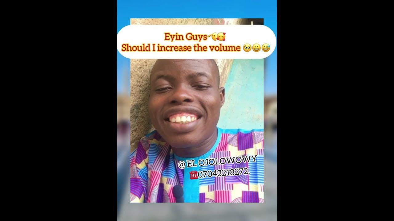 Eyin Guys 🫡, seh make I increase the volume 🤩🥹 #duet #islstory - YouTube