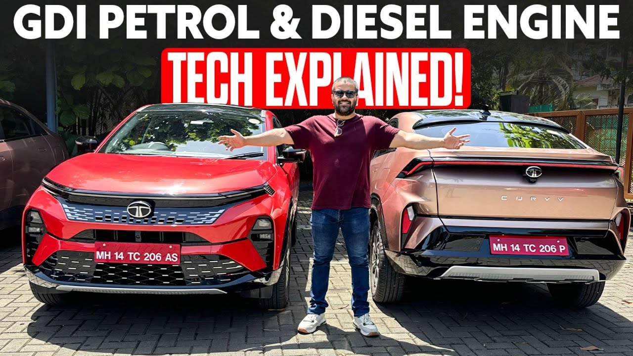 Tata Curvv Petrol + Diesel Engine Tech Review: Performance, Refinement ...