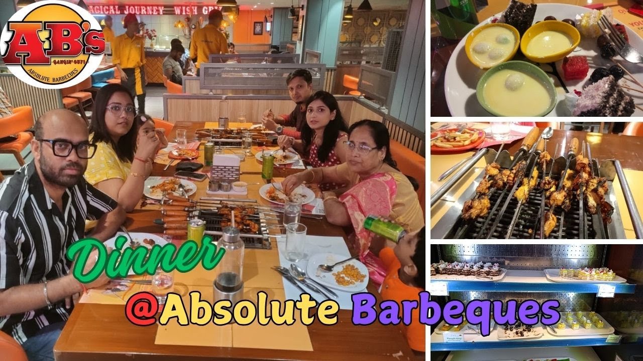 Family Dinner at Absolute Barbeques || Unlimited BBQ buffet in Bangalore || AB’s Koramangala ...