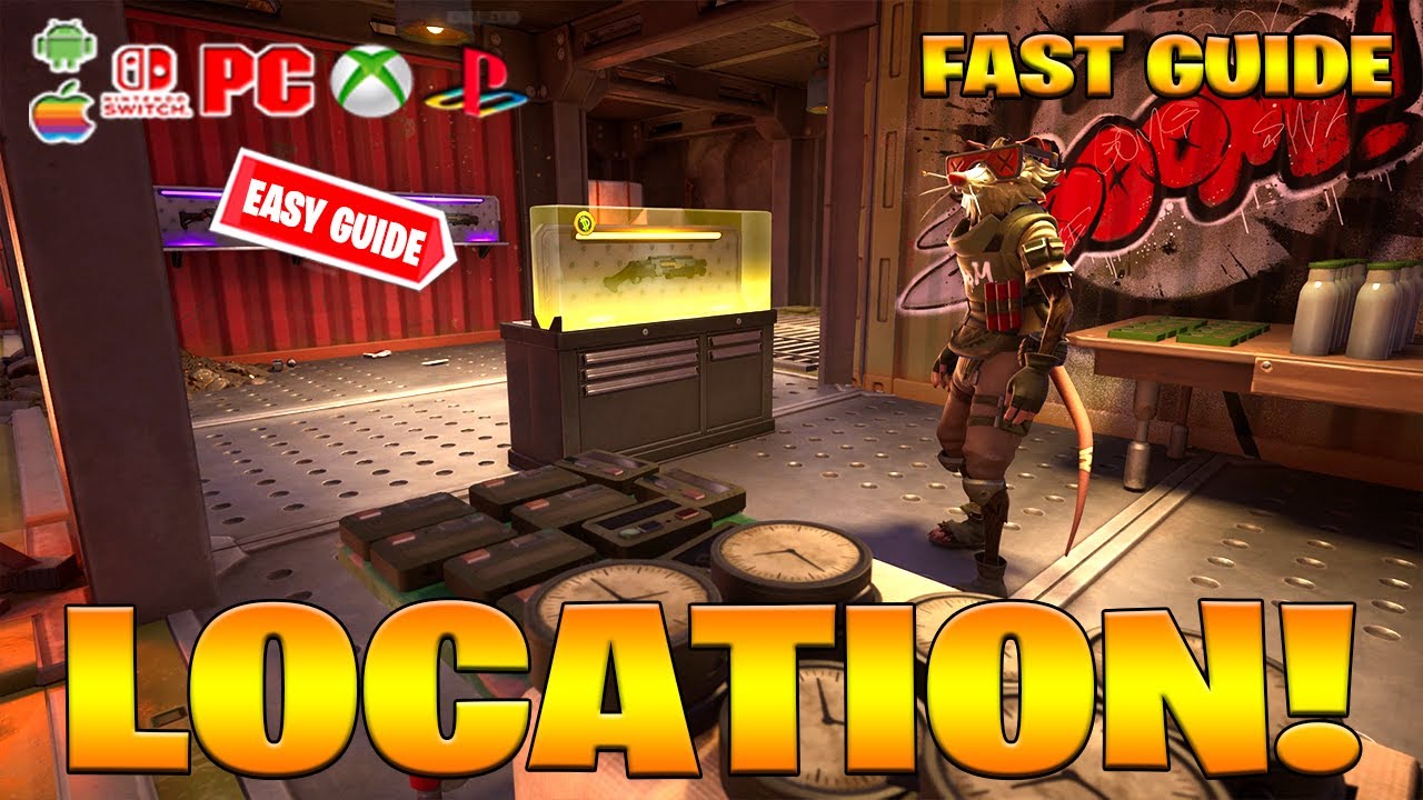 Where To Find Black Market Location in Fortnite! (How To Get Black ...