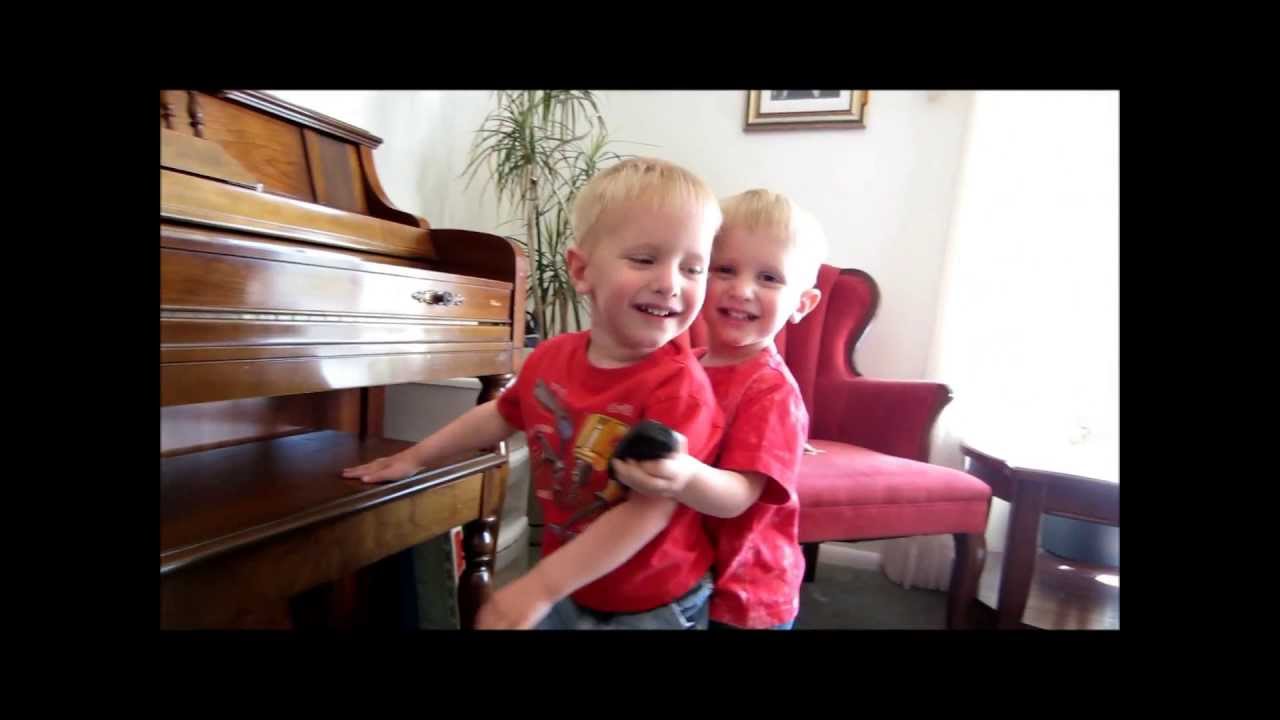 Goofy Twin Toddlers are Rambunctious - YouTube