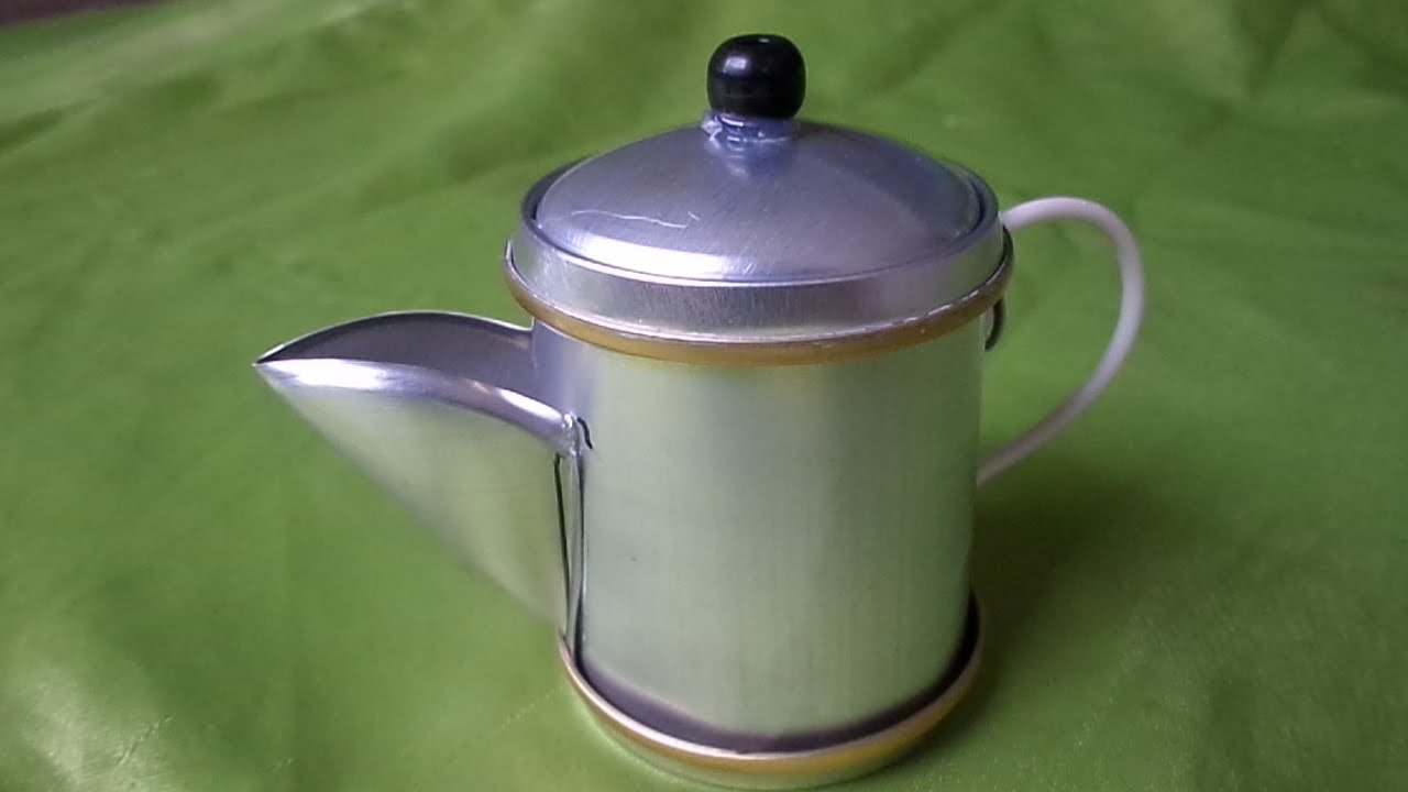VEJA COMO FAZER MINI BULE DE CAFÉ DE LATINHAS - YouTube