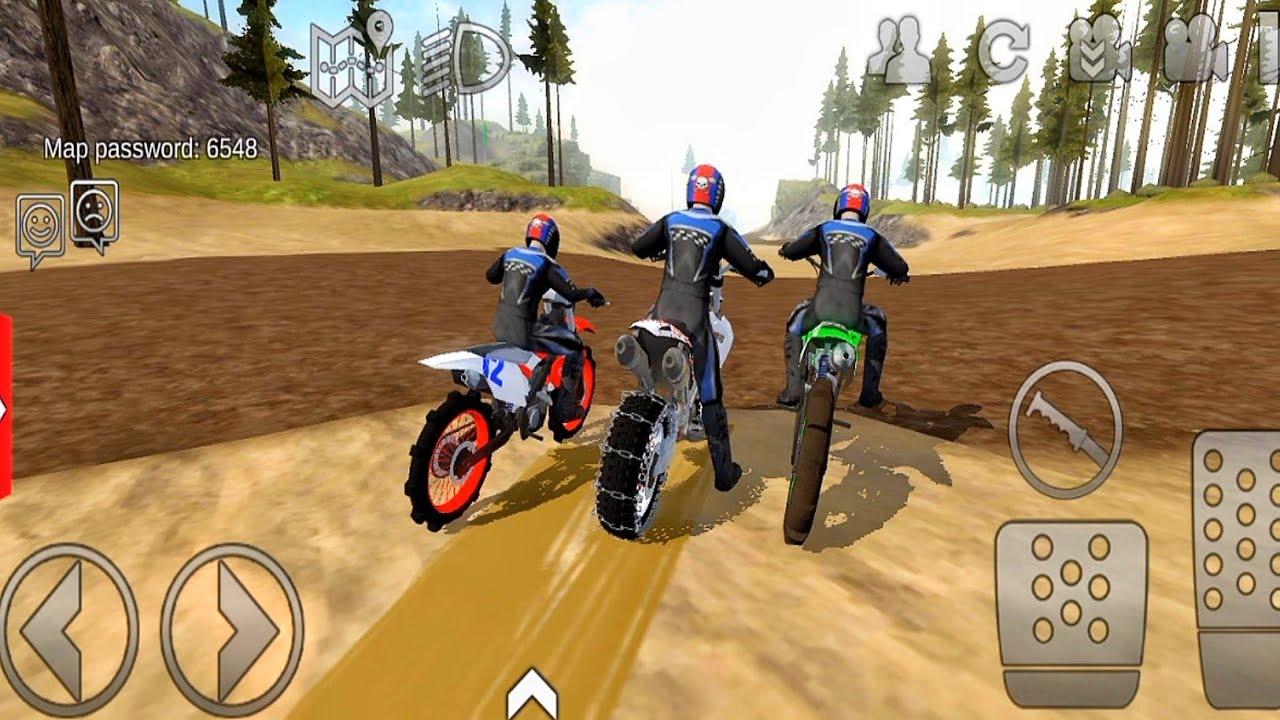 Mountain Road Offroad Outlaws Racing Motorbike 3 Players Bike Driving ...
