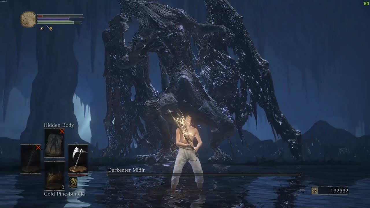 DARK SOULS III sl1+0 weapon midir no damage - YouTube