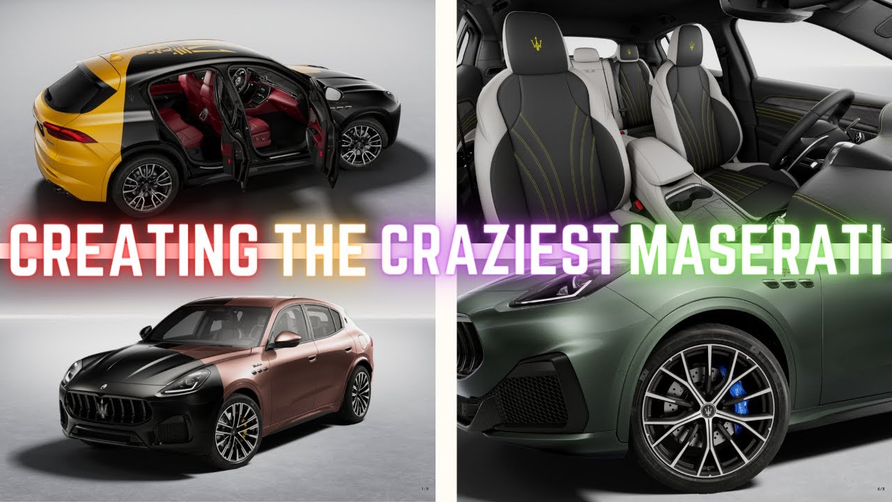 New Maserati Grecale Configurator Lets You Spec The Craziest SUV EVER ...