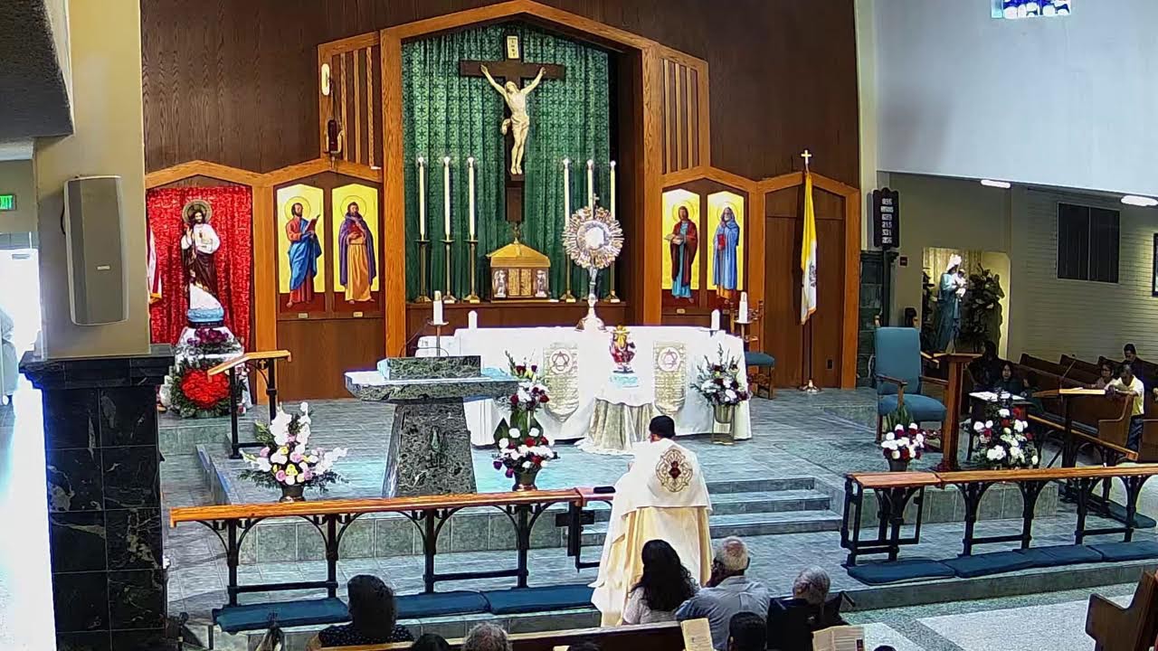 Sunday 1:30 PM Spanish Mass, Rosary-Domingo 1:30 PM Misa, Rosario ...