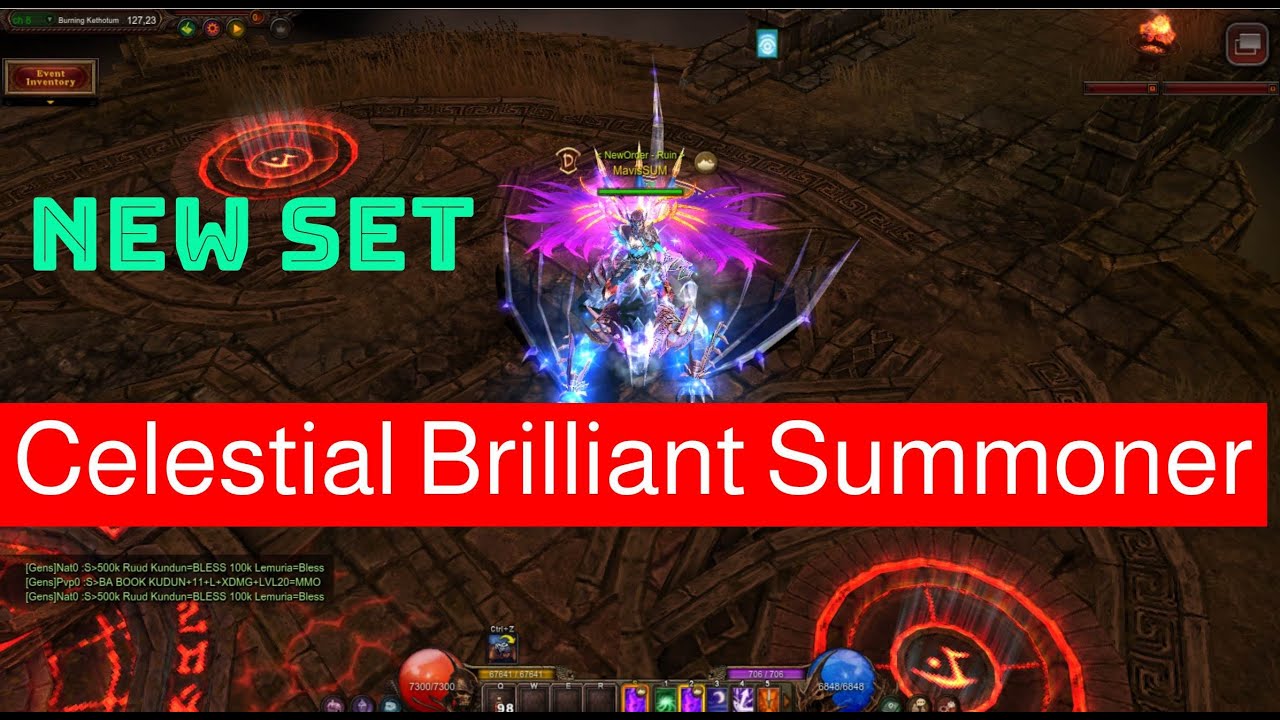NEW SET Brilliant Summoner MavisSUM MU ONLINE - GLOBAL - YouTube