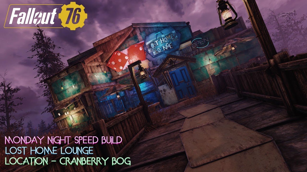 Lost Home Lounge - Fallout 76 Camp Build - Custom World w/ @RADRUX ...