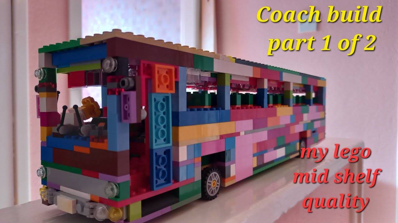 Lego 53 Seater Coach Build (part 1 of 2) ....Scotland...2023.... - YouTube