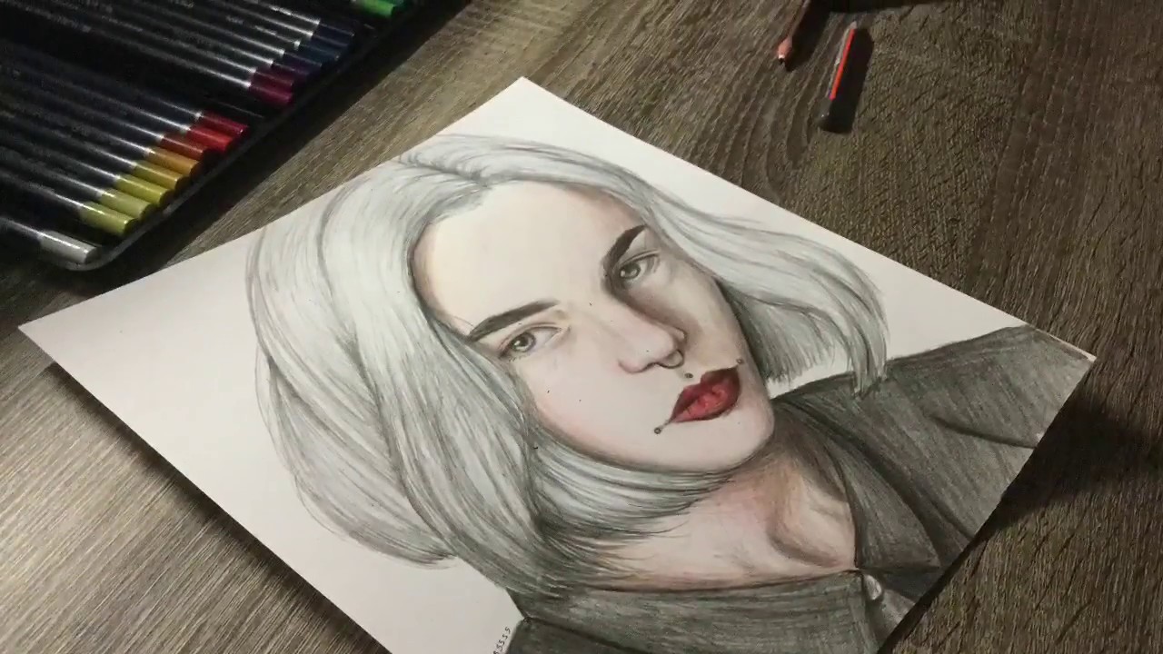 DRAWING ALEKSANDRA OSGARD / SPEED DRAWING / - YouTube